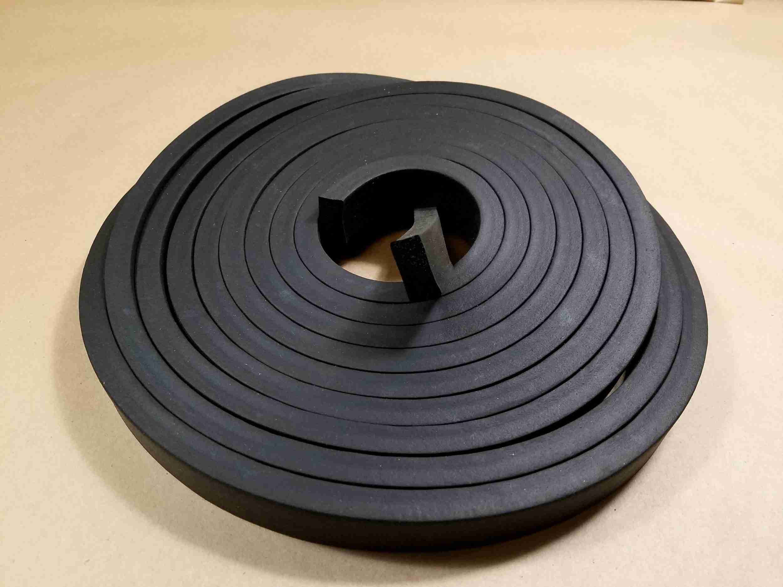 1935-40 Deck Lid Weatherstrip, 1/2”x1”x14′, 1935-40 All Coupe ...