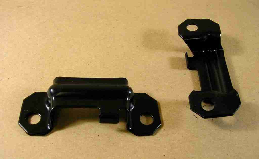 1953-57 Front Bench Seat Floor Clips, pair, All exc Sedan Delivery ...