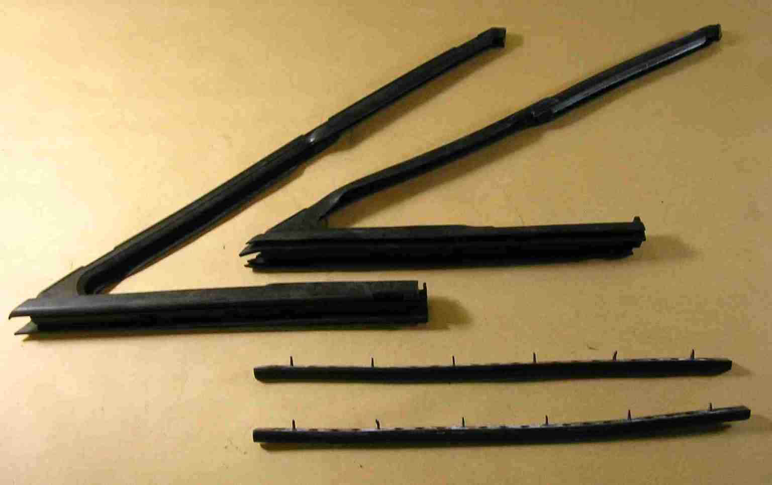 1964-65 Vent window weatherstrip Tempest Lemans GTO 2 Door Hardtop ...